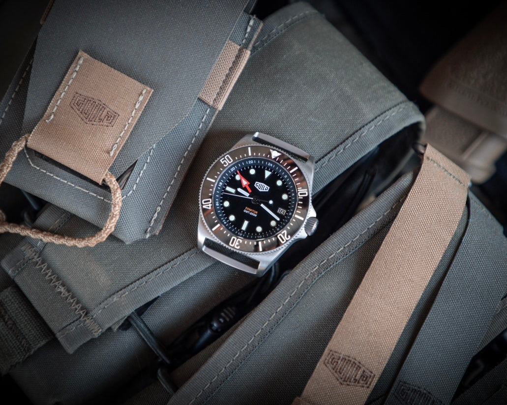 Bespoke: Domitor - Titanium Fixed GMT – Guild Timepieces